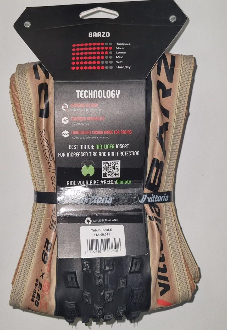 Vittoria Barzo 29x2.25 TLR Katlanır Dış Lastik Tan/Blk/Blk - Vittoria ...