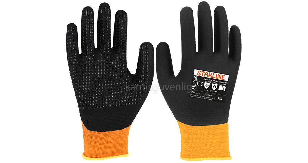 Starline STL-1406 Köpük Nitril İşçi Eldiveni Starline STL-1406 Köpük Nitril İşçi Eldiveni