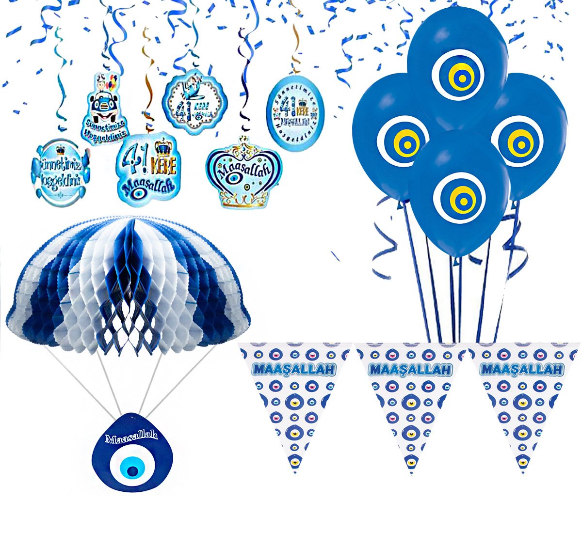 Sünnet Süsleme Seti Sünnet Süsleri Partimarka sünnet düğünü süslemesi