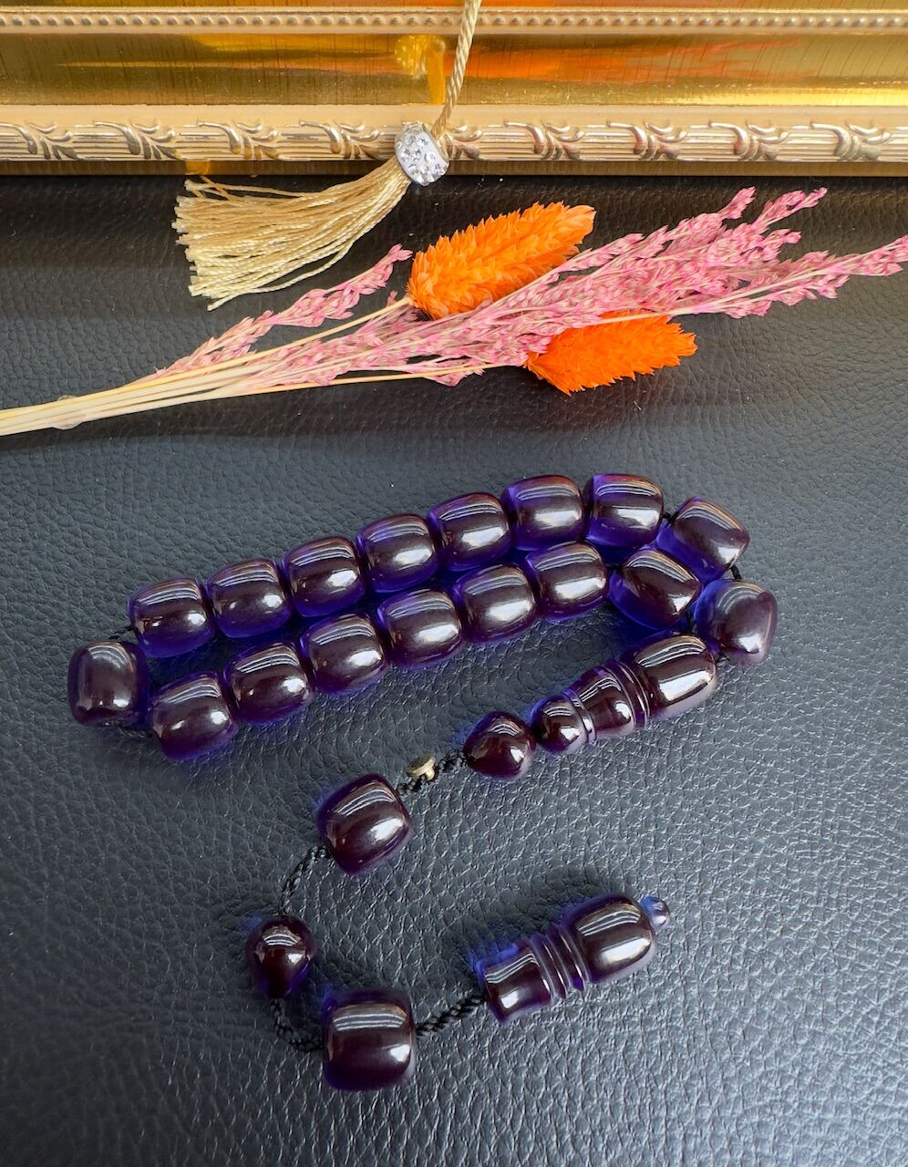 Parlement Mavi Kapsül Model Maskot Ateş Kehribar Tesbih - Ateş Kehribarlar