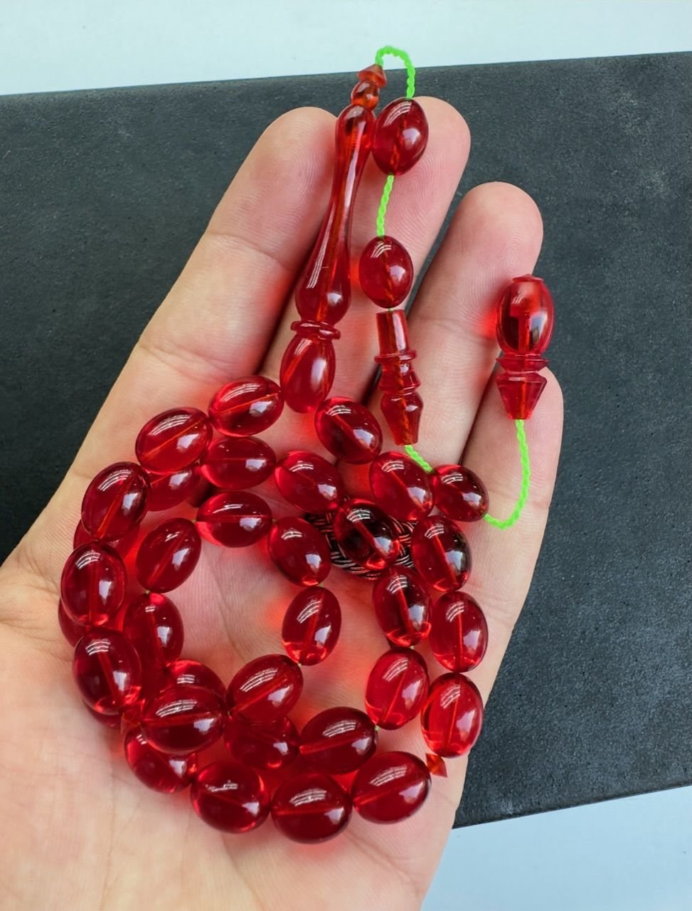 Beyzi Model Yeni Zar Kehribar Tesbih - Yeni Zar Kehribarlar