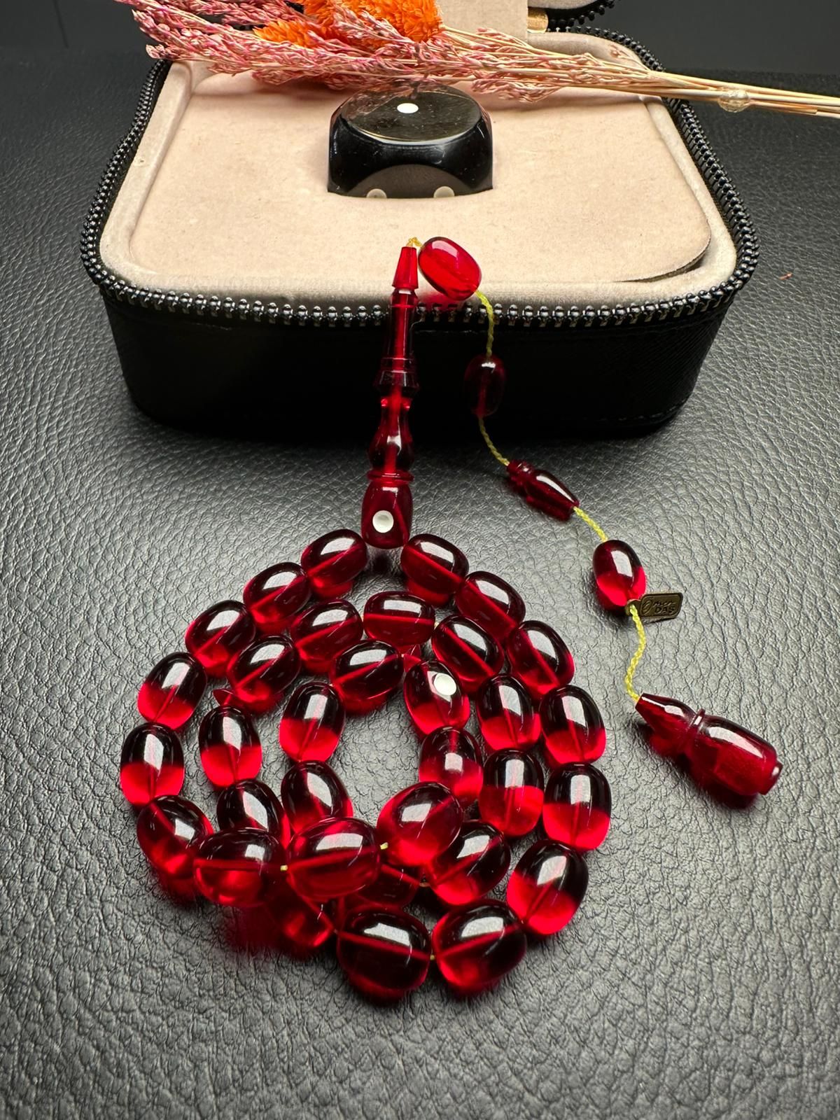 Kapsül Model Yeni Zar Kehribar Tesbih - Yeni Zar Kehribarlar