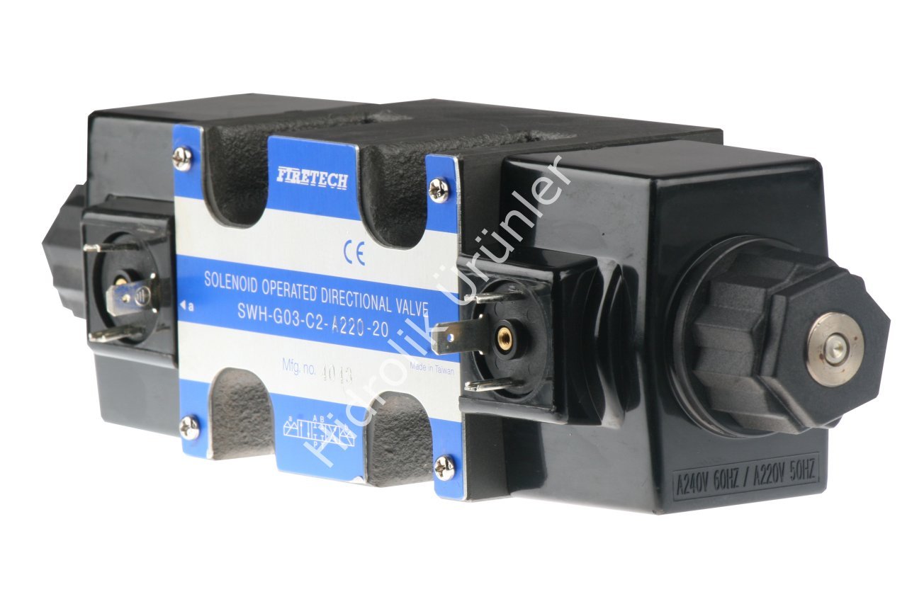 Yön Kontrol Valfleri - NG10 Kapalı Merkez 220V AC Valf (SWH-G03-C2 ...