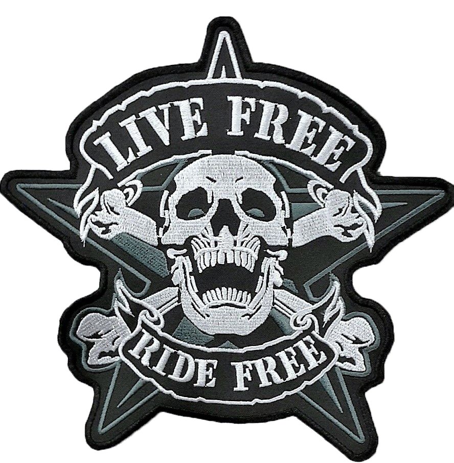 PATCH-YAMA kategorisinde Live Free Ride Free Büyük Patch
