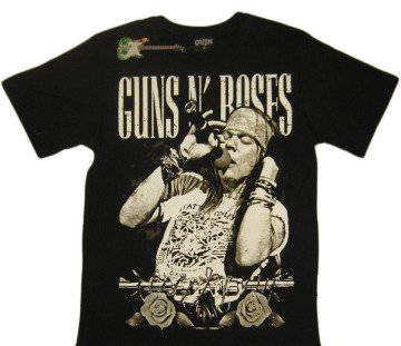 METAL TİŞÖRT kategorisinde Guns n Roses Tişört - Axl Rose XL