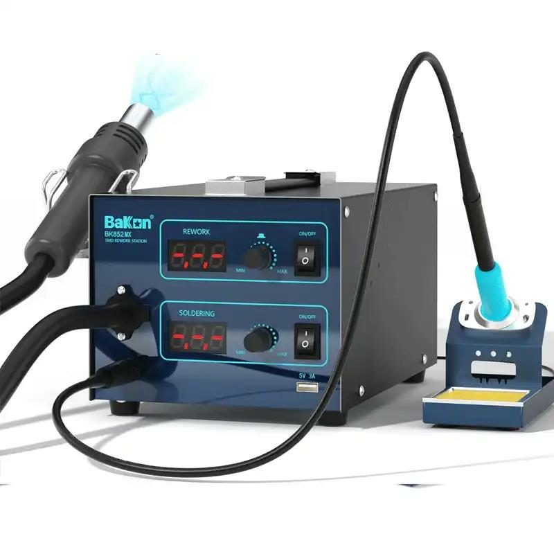 Bakon 852MX İntelligent Isı Ayarlı 2 in 1 Havya İstasyonu 1000W I 10. ...