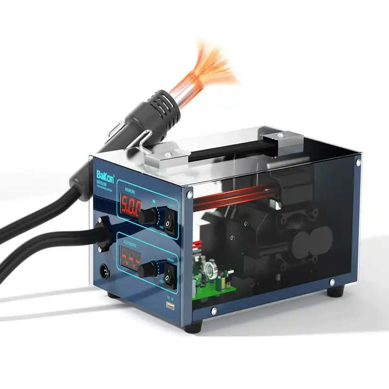 Bakon 852MX İntelligent Isı Ayarlı 2 in 1 Havya İstasyonu 1000W I 10. ...