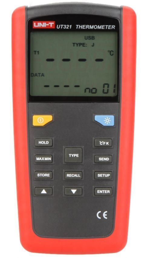 Uni-T Ut 321 Termometre USB Datalogger -250° +1372° Unit UT321 I 4.013 ...