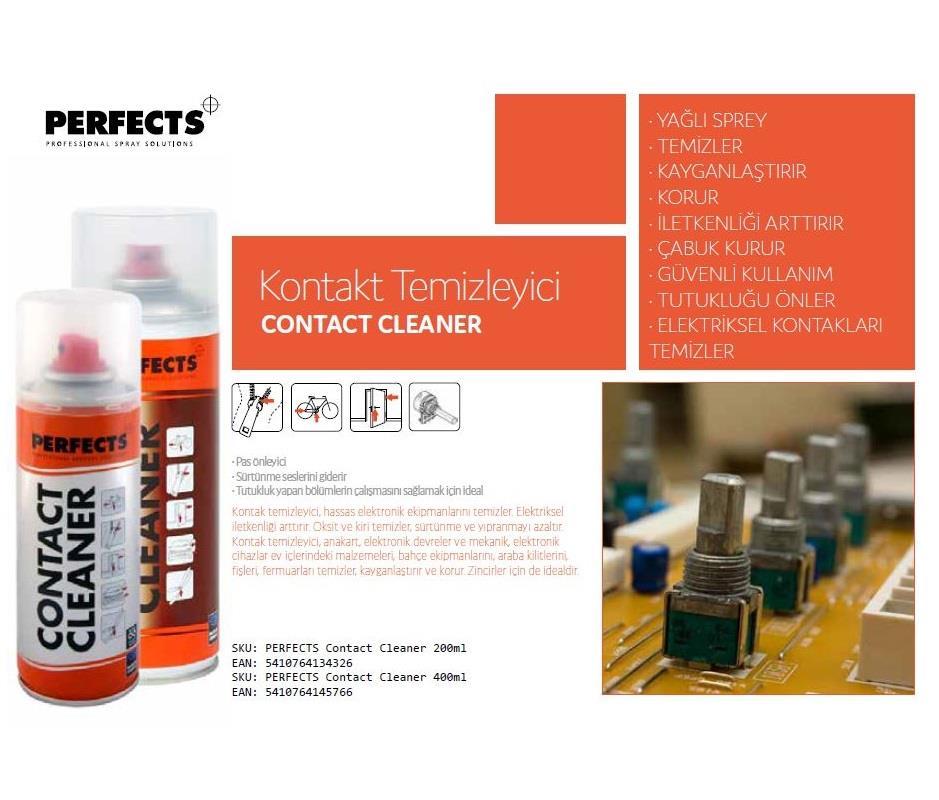 Perfects Contact CleanerYaglı Sprey 200ml Kırmızı Kapak I 179,31 TL I ...