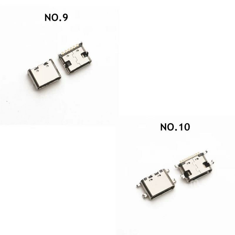 100 Adet Type-C Soket Seti Smd Dip 6-16 Pim 10 Çeşit Şeffaf Çantada I ...