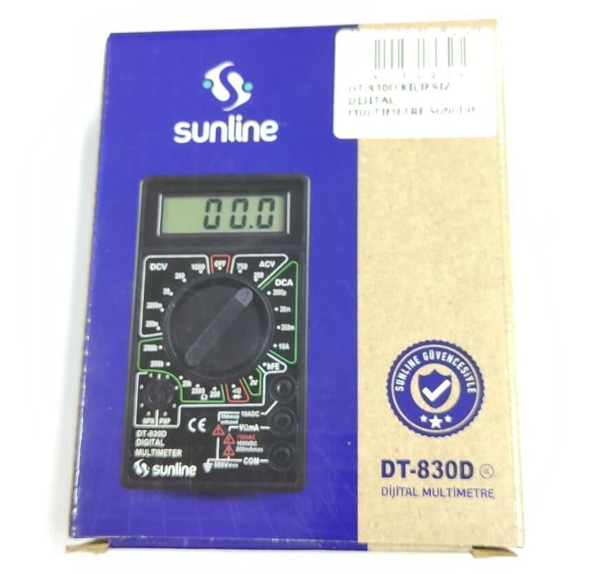Dt 830D Dijital Ölçü Aleti Multimetre SUNLİNE I 131,71 TL I Hatfon ...