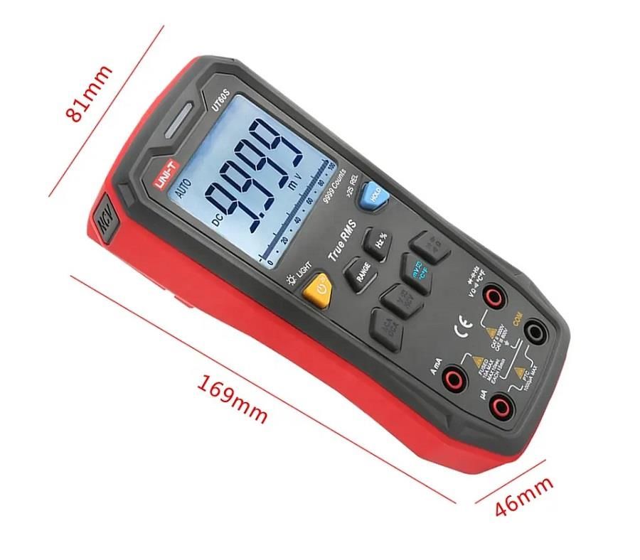 Unı-t UT 60S True Rms Dijital Multimetre Ncv / Isı Ac/Dc 1000v 10a I 1.475,06 TL I Hatfon ...
