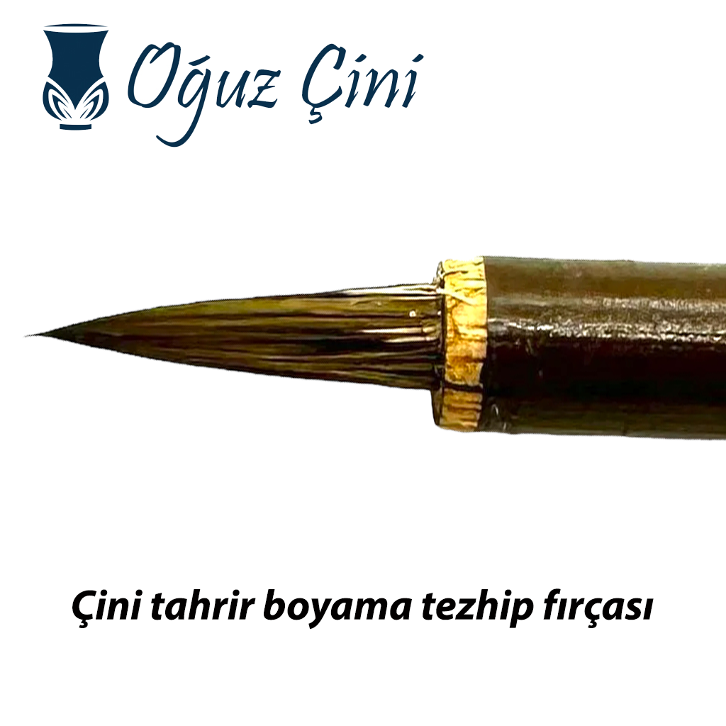 Oğuz Çini Oğuz Çini Kurt Kılı 4 No Tahrir Samur Çizim Bambu Fırça ...