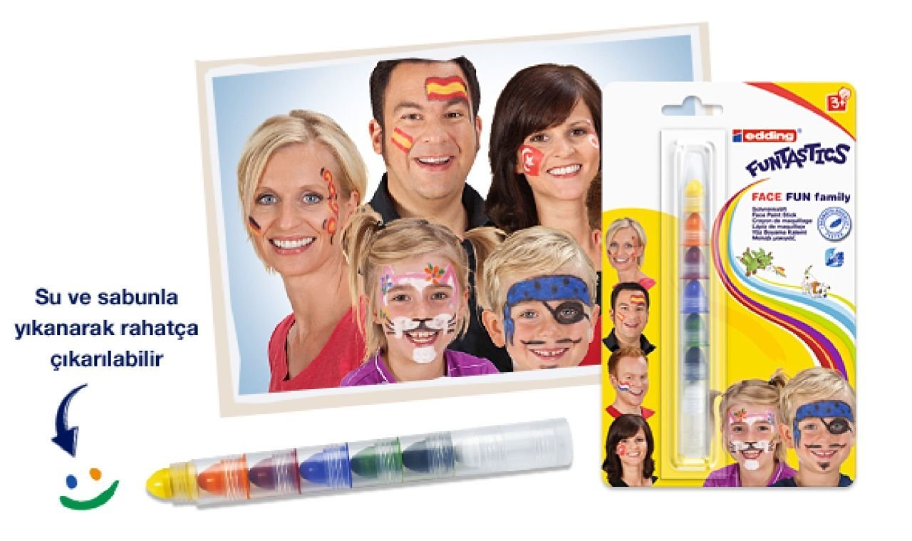 Edding Funtastics Yüz Boyama Kalemi - Köseoğlu Kırtasiye