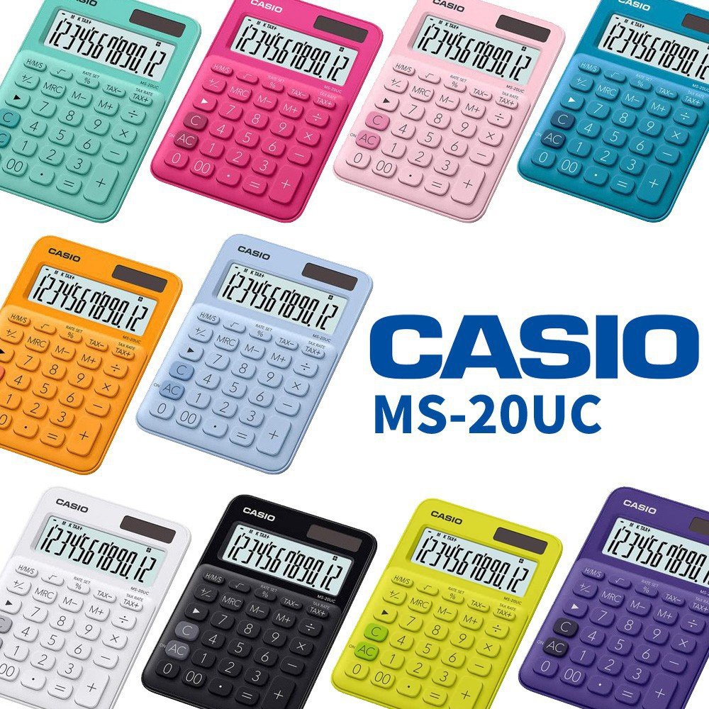 Casio Masa Tipi Hesap Makinesi MS-20UC-GN - Köseoğlu Kırtasiye