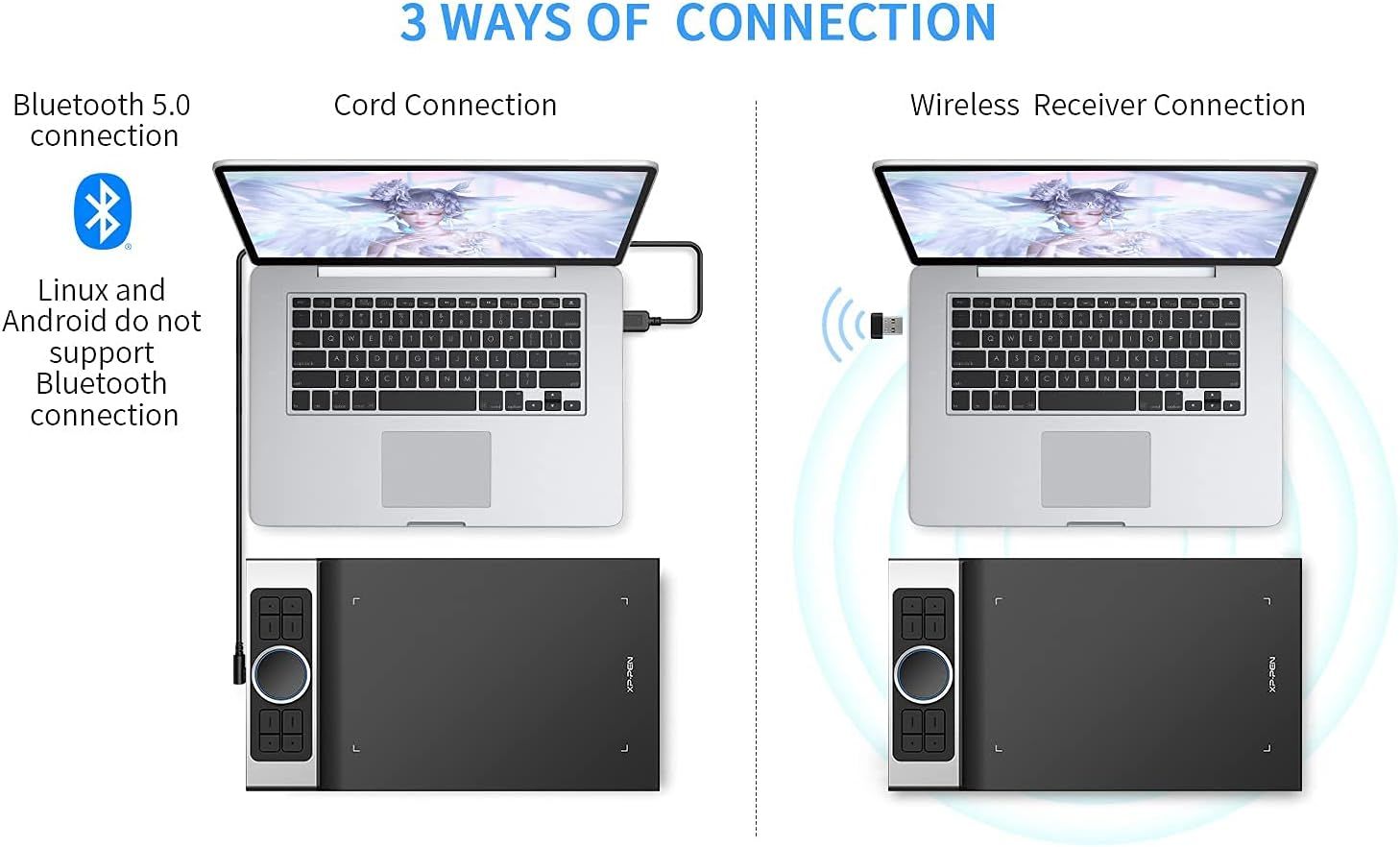 XP-Pen Deco Pro Small Bluetooth Kablosuz Grafik Tableti