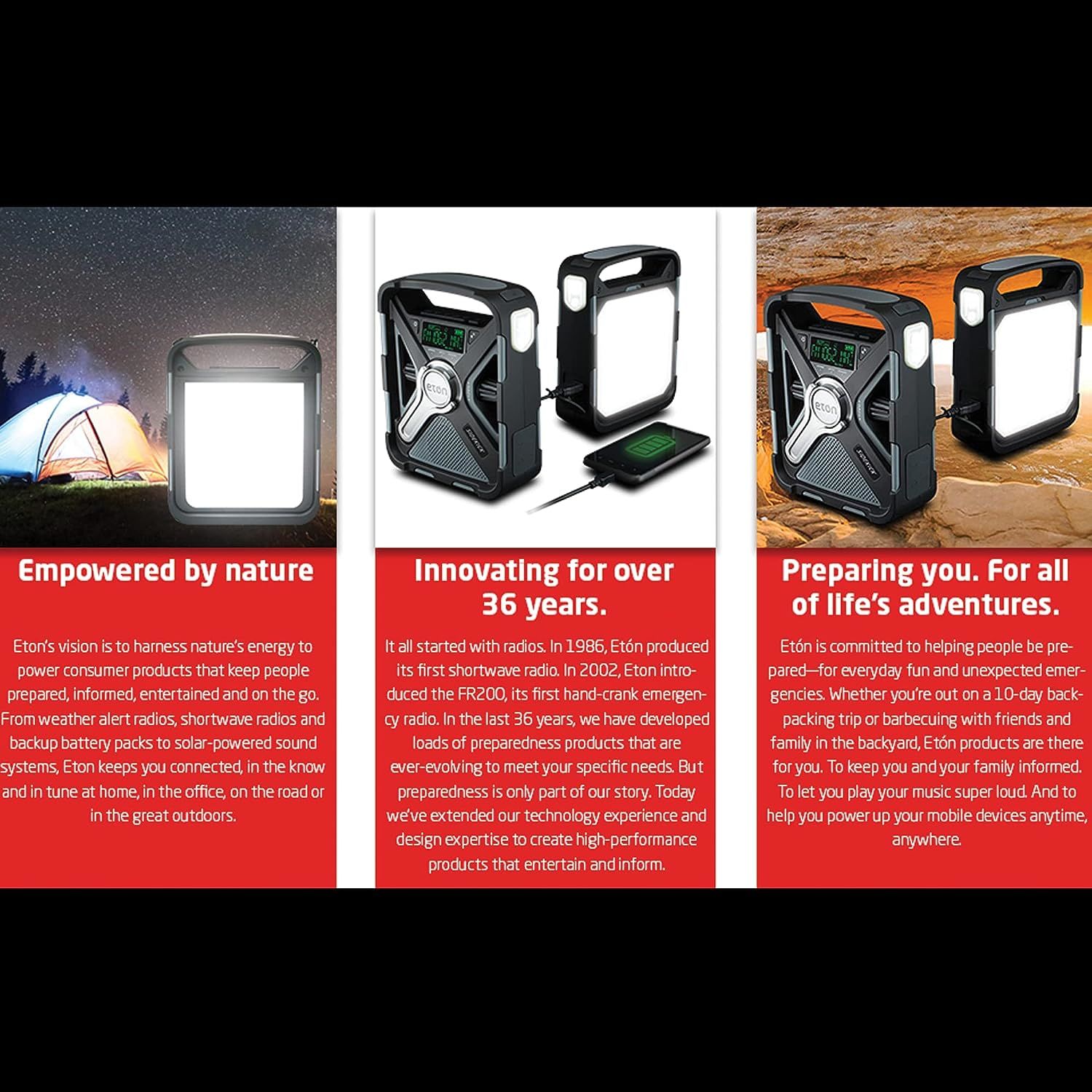 Eton Sidekick, Ultimate Camping AM/FM/NOAA Radyo Eton Sidekick, Ultimate Camping AM/FM/NOAA Radyo