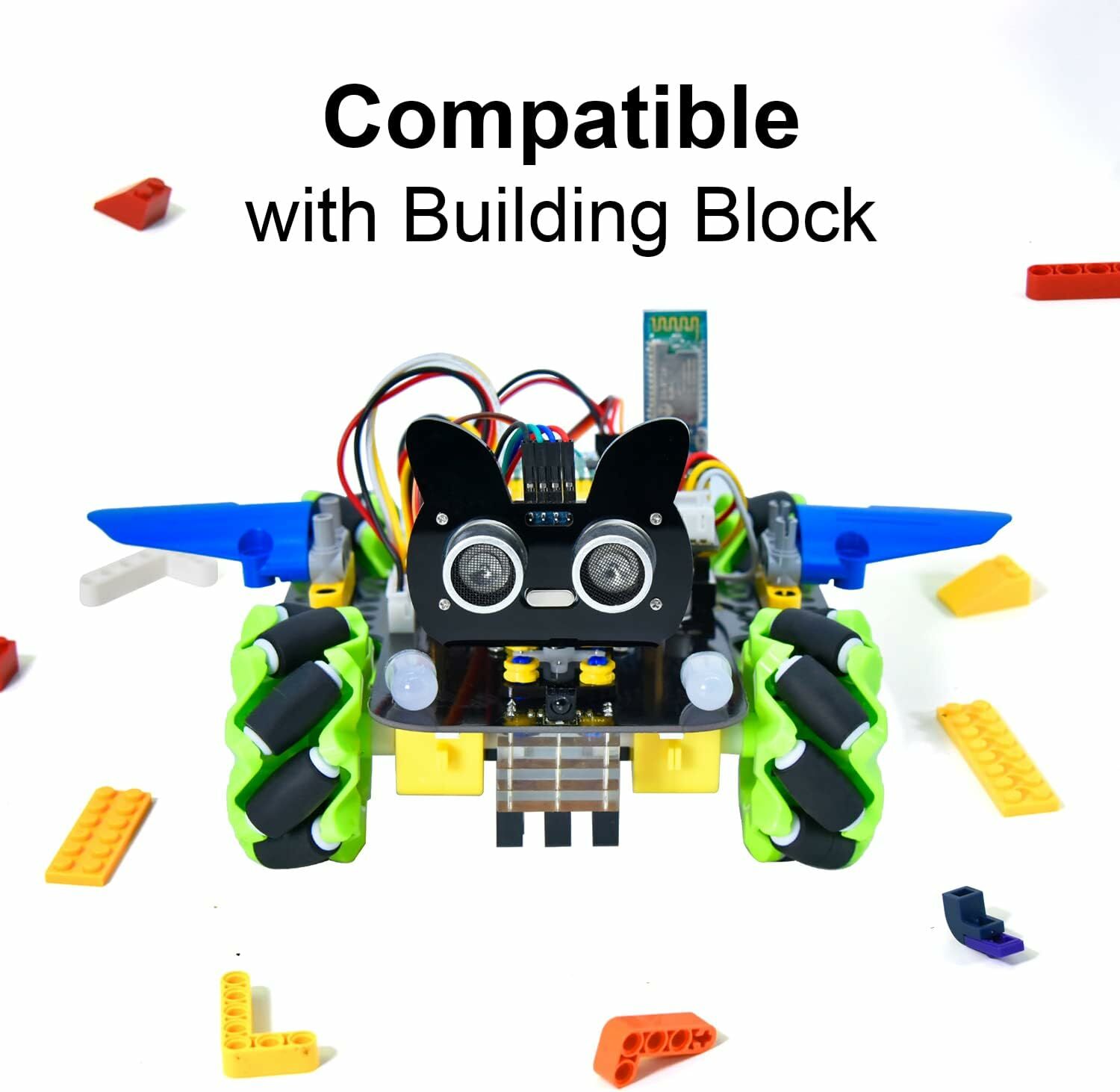 KEYESTUDIO 4WD Mecanum PICO Robot Araba - Raspberry Pi Pico Dahil KEYESTUDIO 4WD Mecanum PICO Robot Araba - Raspberry Pi Pico Dahil
