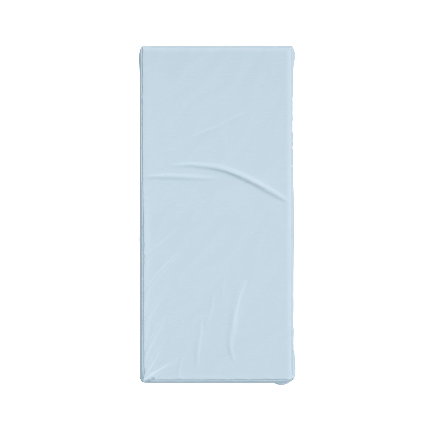 Toz Mavi Poplin Lastiksiz Düz Renk Tek Kişilik Çarşaf - Kumaş Marketi