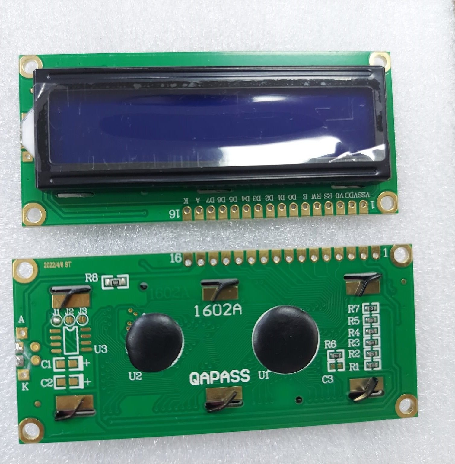 2X16 (1602A )LCD MAVİ