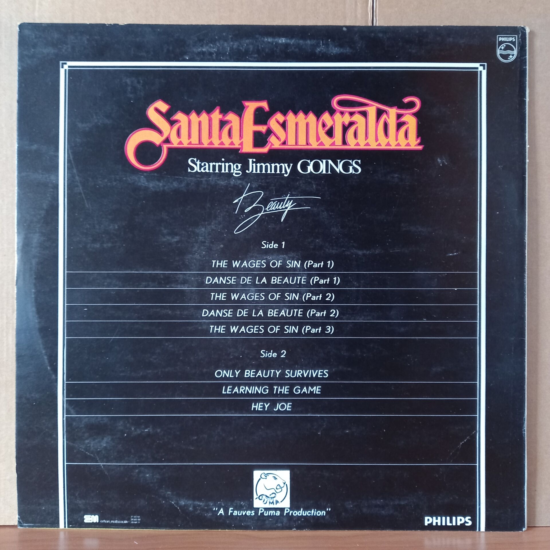 SANTA ESMERALDA – BEAUTY (1978) - LP 2.EL YERLİ BASKI PLAK SANTA ESMERALDA – BEAUTY (1978) - LP 2.EL YERLİ BASKI PLAK