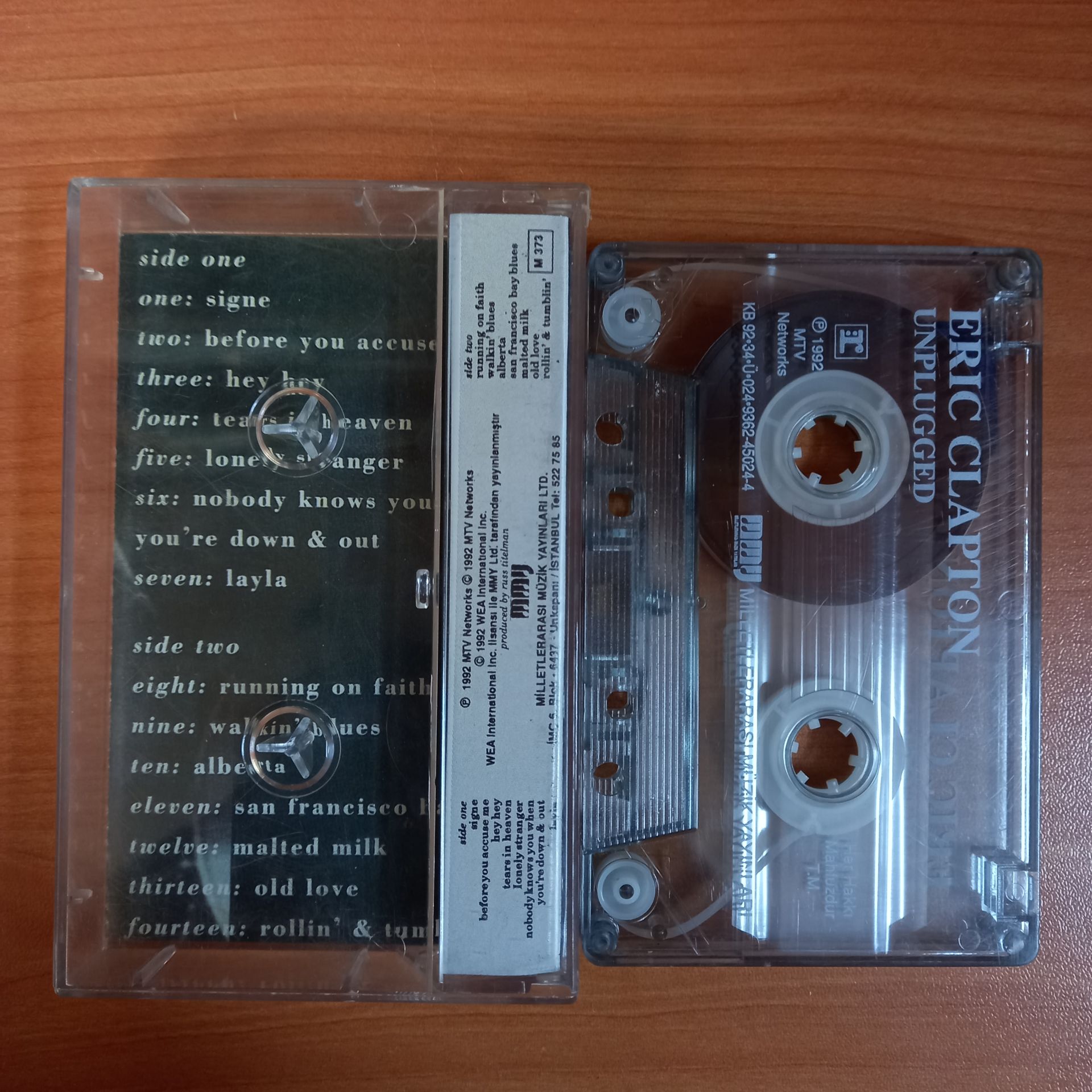 ERIC CLAPTON - UNPLUGGED (1992) - KASET 2.EL ERIC CLAPTON - UNPLUGGED (1992) - KASET 2.EL