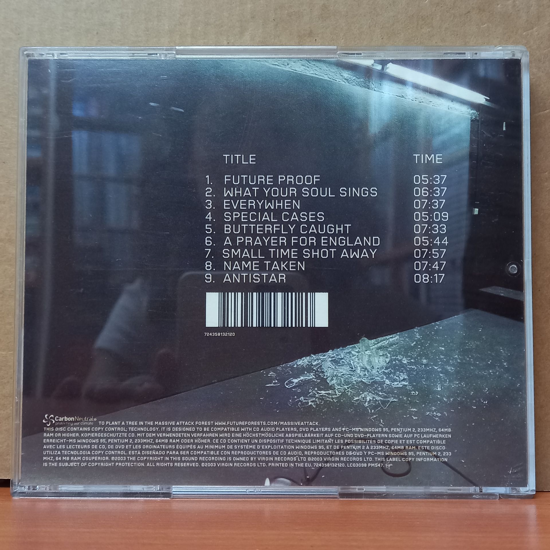 MASSIVE ATTACK - 100TH WINDOW (2003) - CD 2.EL MASSIVE ATTACK - 100TH WINDOW (2003) - CD 2.EL