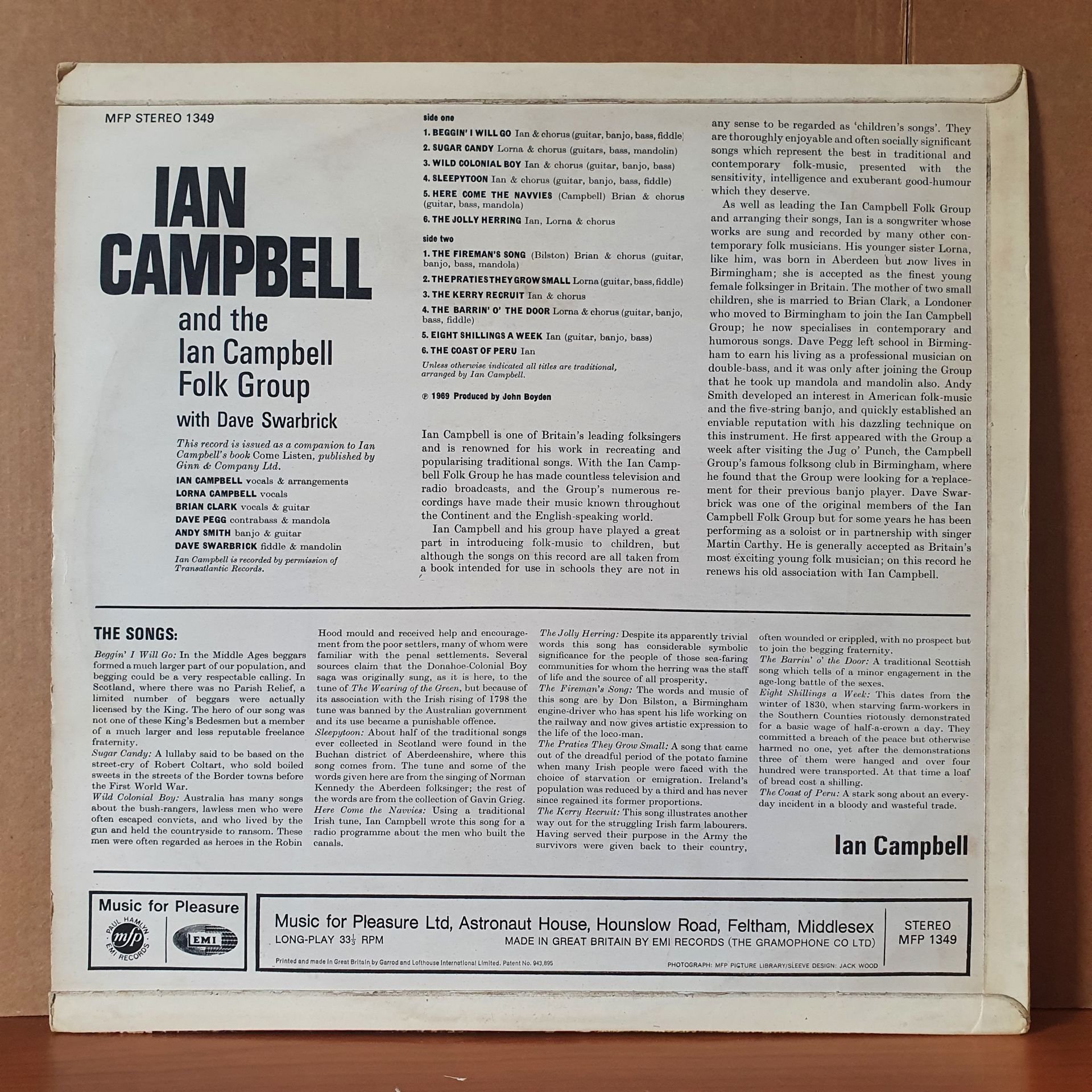 IAN CAMPBELL AND THE IAN CAMPBELL FOLK GROUP WITH DAVE SWARBRICK (1969 ...