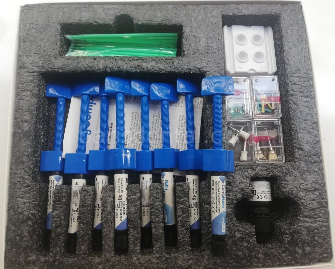 Ruby Comp Nano Hiprit Kompozit Seti 8 li |RUBY | Kompozit Dolgu Setleri | Rubydent Nanohibrit ...