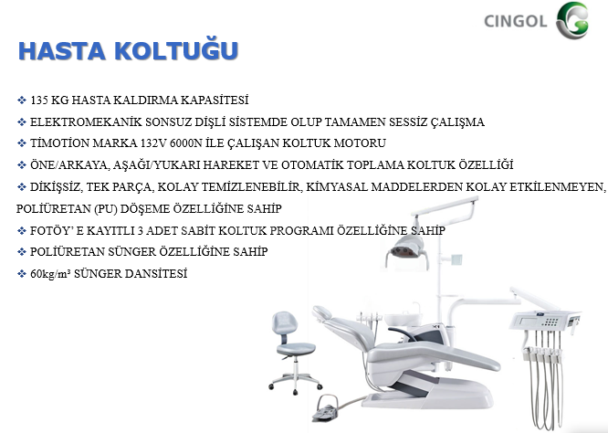 Cingol X1 Diş Üniti |Cingol | Diş Ünitleri | Cingol diş üniti x1