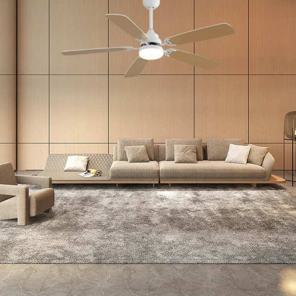 Fancium DKF-510 Ceviz LED Aydınlatmalı Uzaktan Kumandalı Tavan Vantilatörü