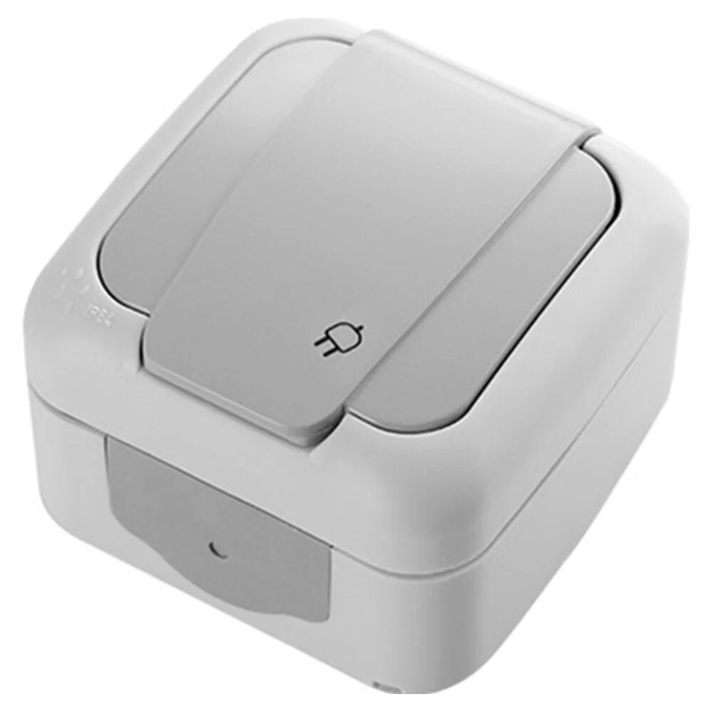 Viko Palmiye Sıvaüstü Nemli Yer Topraklı Priz