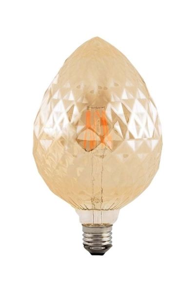 ACK AB55-00420 4W E27 2200K Sarı G95 Led Rustik Ampul