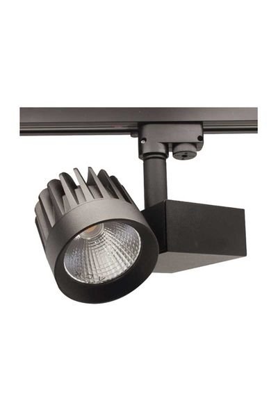 ACK AD30-04511 4000K Ilık Beyaz 30W Siyah Kasa Osram Cob Led Ray Spot