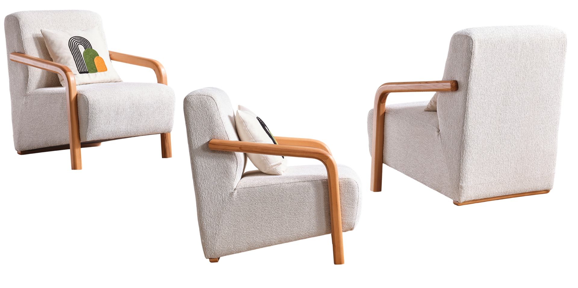 Begonvil Tekli Koltuk-Berjer - Mobilyabazari Modern Berjer