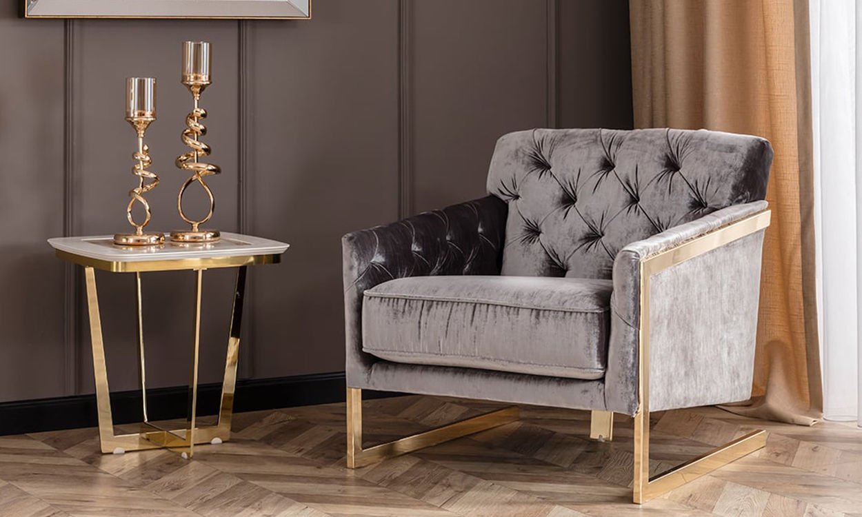 Gloria Chester Modern Berjer - Mobilyabazari Chester Berjer