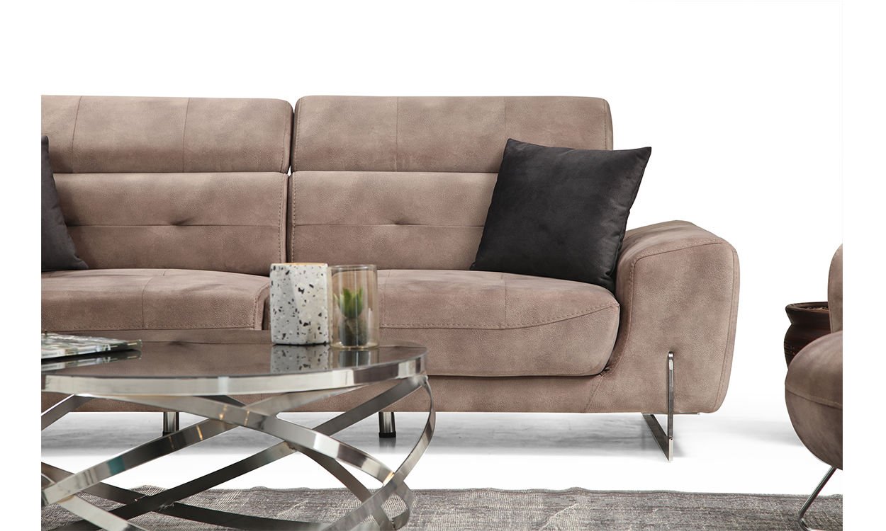 Lora Modern Üçlü Koltuk - Mobilyabazari Üçlü Koltuk