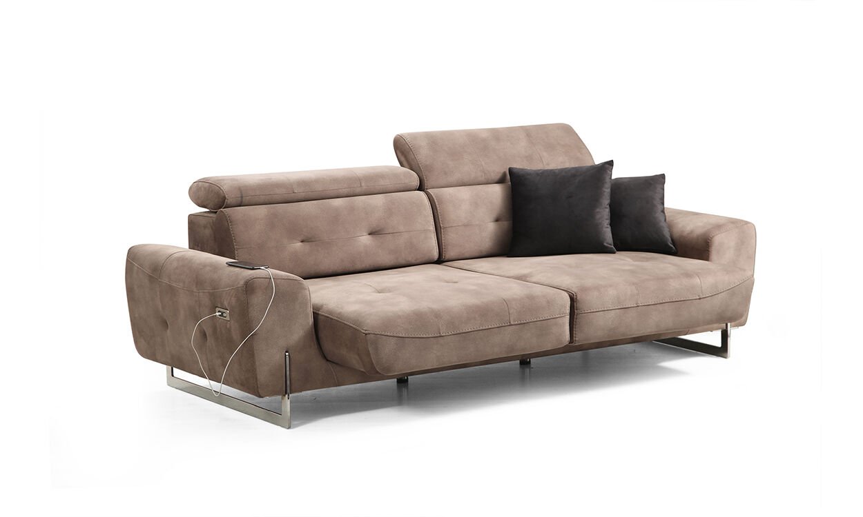 Lora Modern Üçlü Koltuk(Yataklı) - Mobilyabazari Üçlü Koltuk