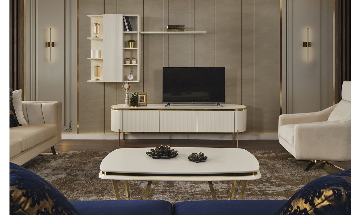 Tesla Luxury Tv Ünitesi - Mobilyabazari Tv Ünitesi