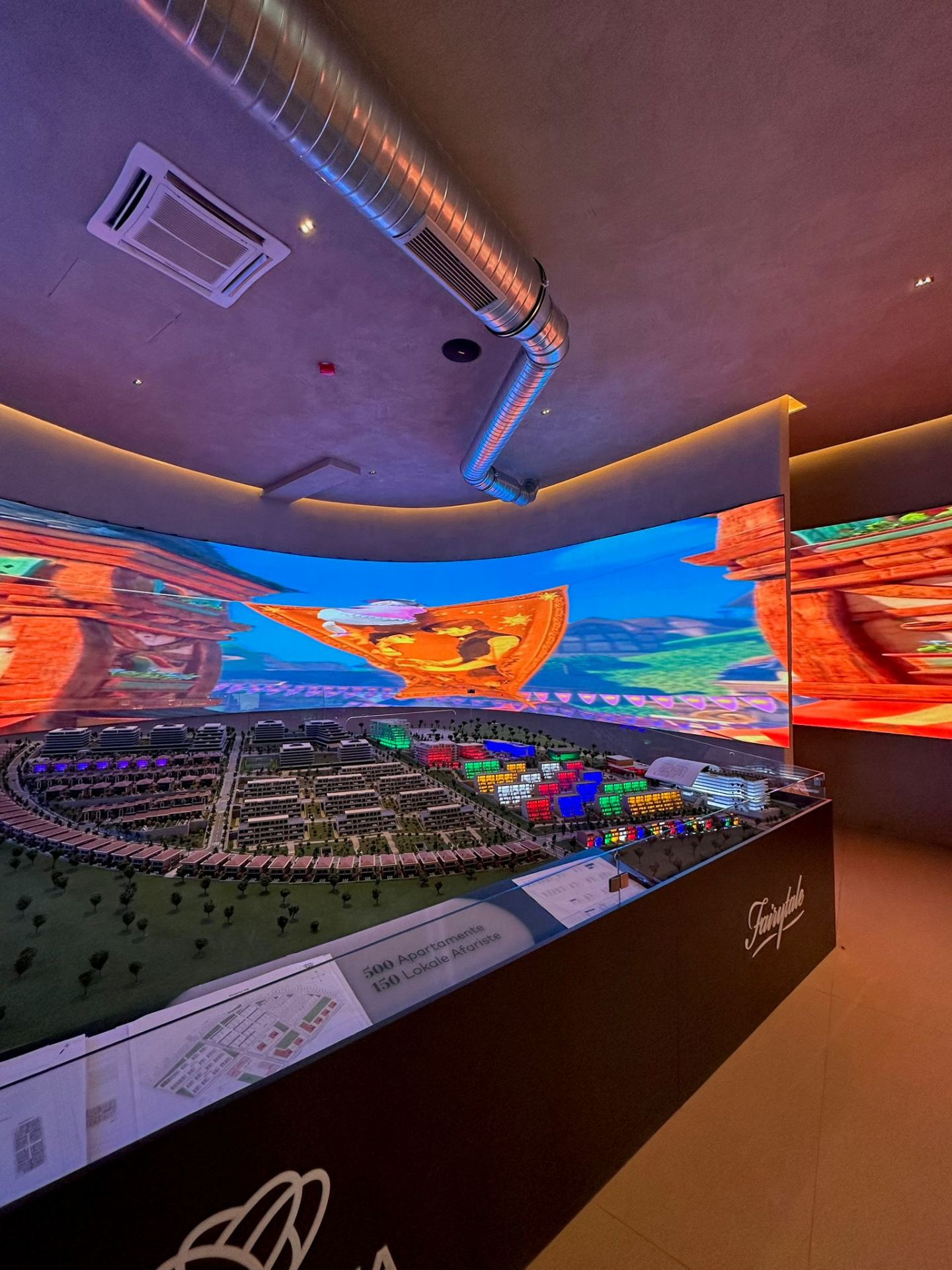 Kosovo Marigona Hill Curved LED Screen Project