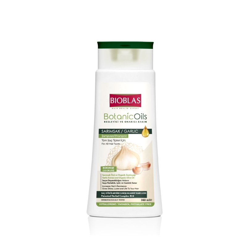Bioblas Botanic Oils Sarımsaklı Şampuan 360 ml | Evde Eczane