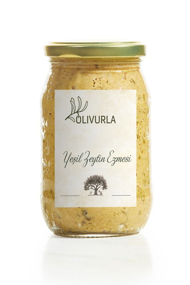Fesleğenli Yeşil Zeytin Ezmesi 325gr | Tarladan Sofranıza Gelen Lezzet Fesleğenli Yeşil Zeytin Ezmesi 325gr | Tarladan Sofranıza Gelen Lezzet