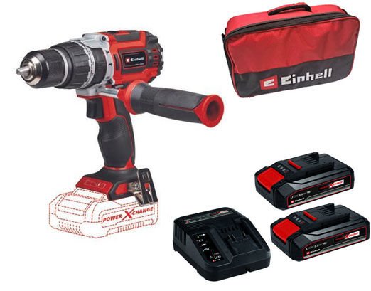 Einhell TP-CD 18/60 Li-i BL 18V 2,5Ah Çift Akülü Kömürsüz Darbeli Matkap