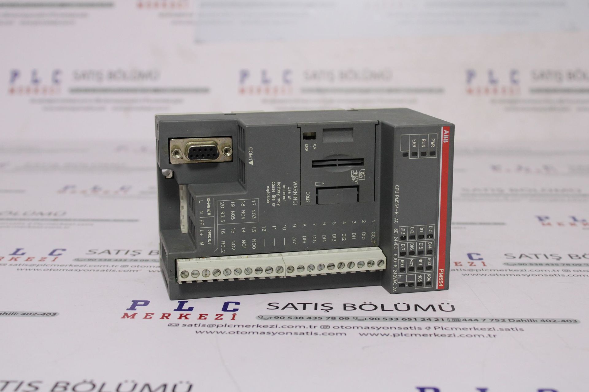 1TNE968900R0220 PM554-R-AC-A0 ABB AC500 CPU 2.EL | PLC Merkezi - Otomasyon Satış