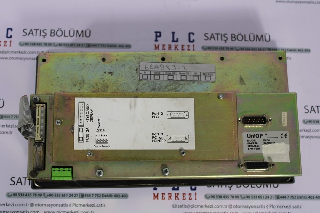 6ZA983-2 UNIOP EK04 OPERATOR PANEL 2.EL | PLC Merkezi - Otomasyon Satış