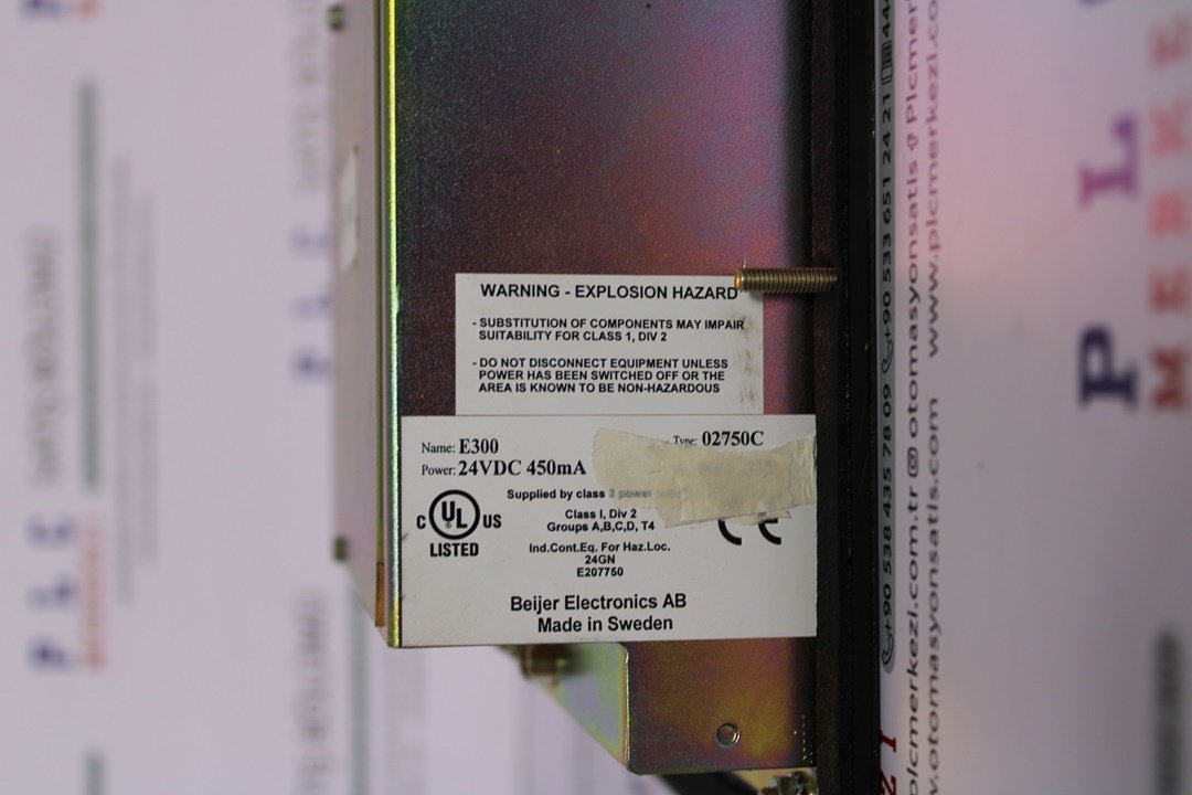 E300 02750 BEIJER ELECTRONIC E-300 OPERATOR PANEL 2.EL | PLC Merkezi ...
