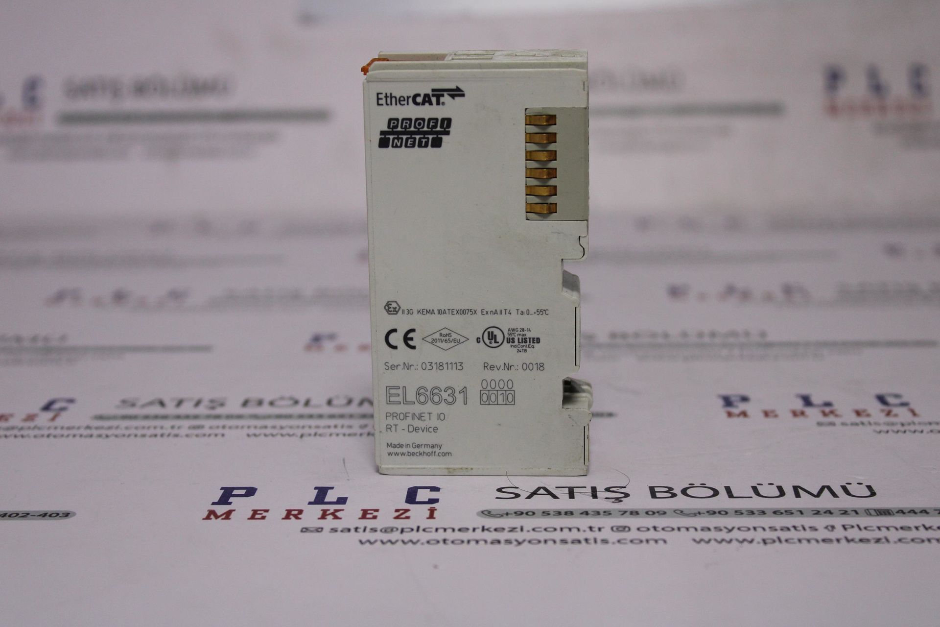 El6631 Ethercat Termİnal 2 Port Communİcation Plc Merkezi Otomasyon Satış