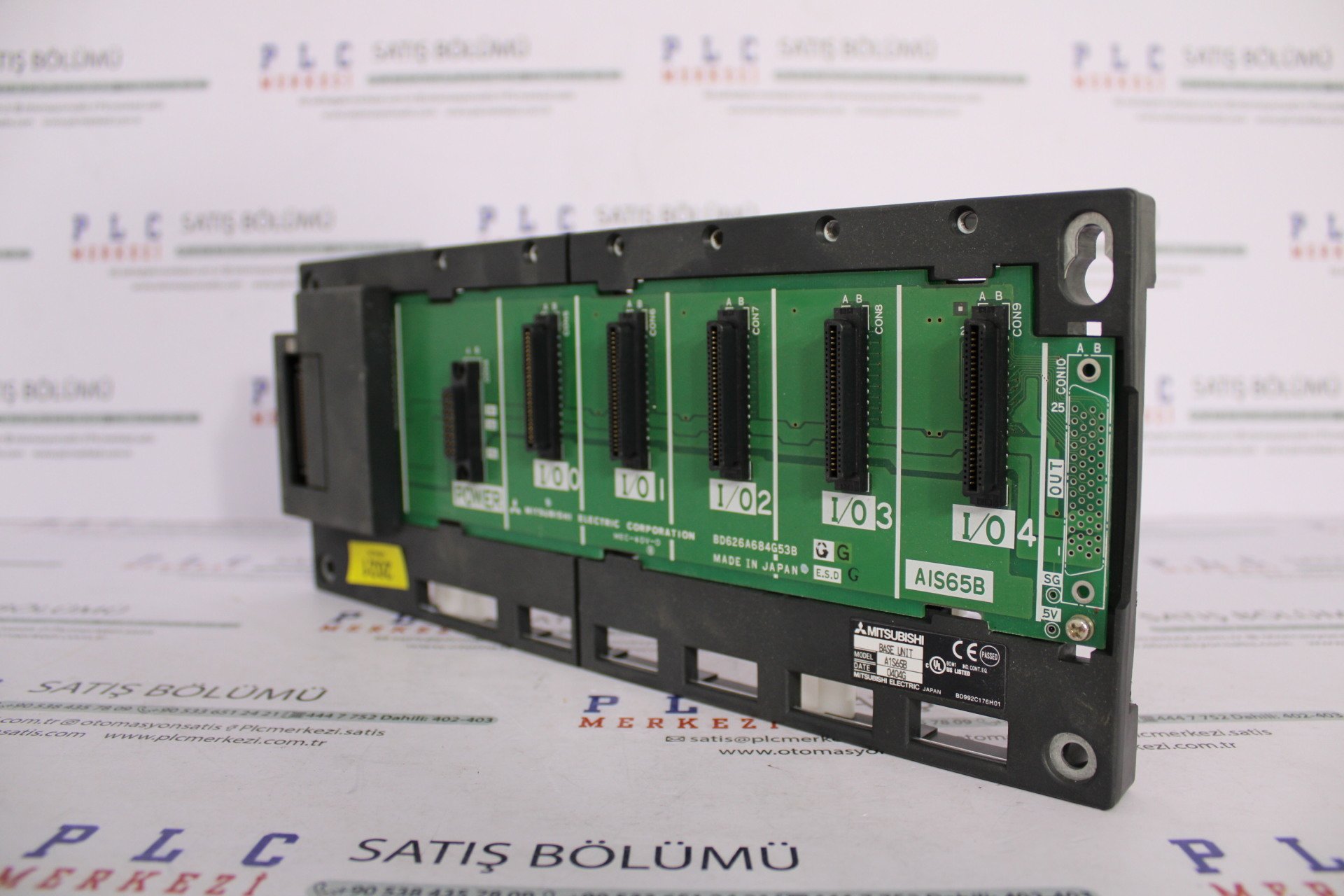 A1S65B MITSUBISHI PLC RACK 5 SLOT 2.EL | PLC Merkezi - Otomasyon Satış