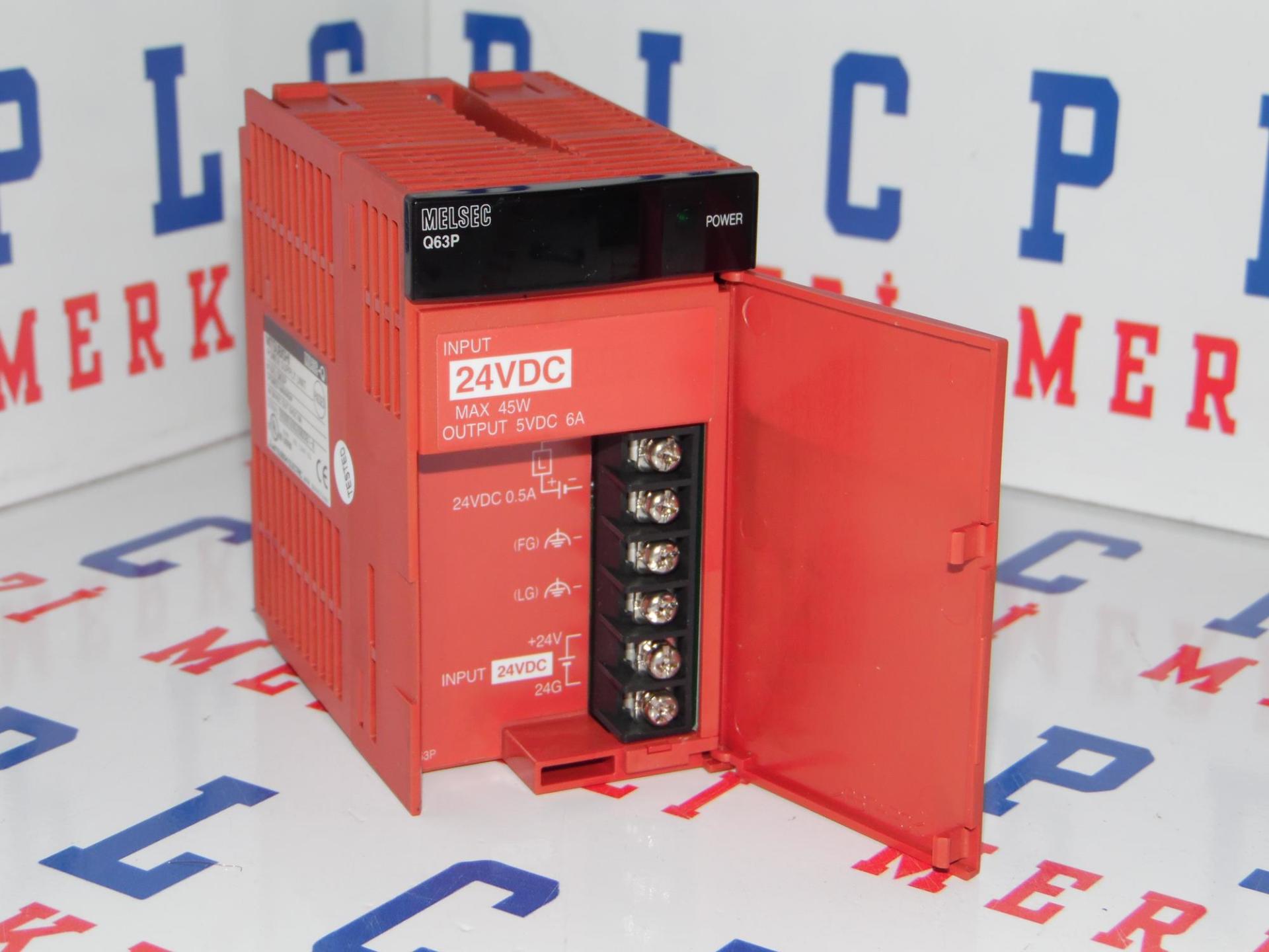 Q63P MITSUBISHI MELSEC Q SERIES POWER SUPPLY MODULE 24V DC 2.EL | PLC ...