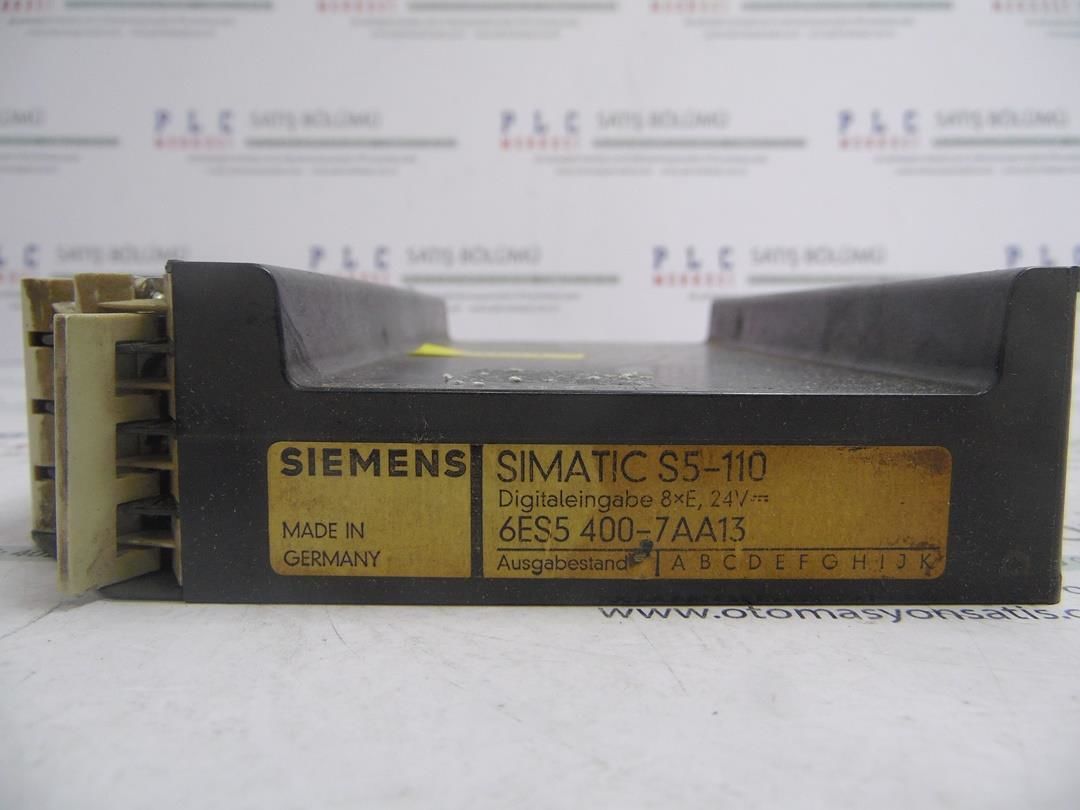 6ES5400-7AA13 SIMATIC S5 400 DIGIT.INP.MODULE FLOA | PLC Merkezi - Otomasyon Satış